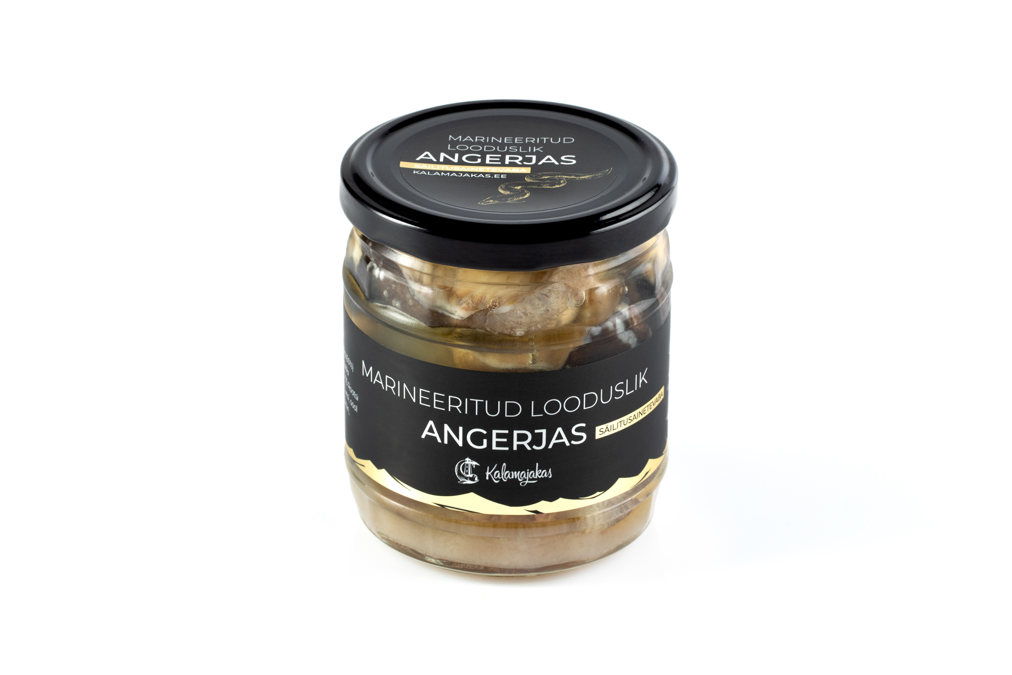 Marineeritud looduslik angerjas 430g purk - Kalamajakas